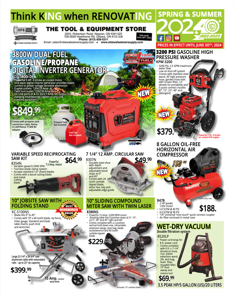 Material Handling & Safety Flyers | Ottawa Fastener Supply