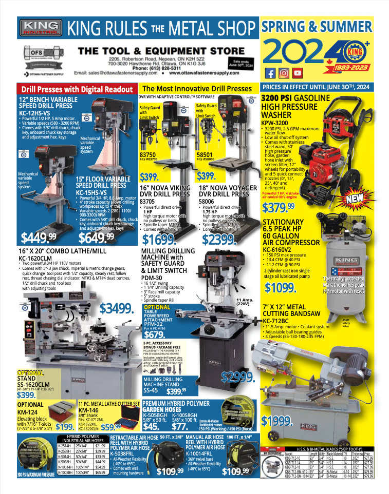 Material Handling & Safety Flyers | Ottawa Fastener Supply