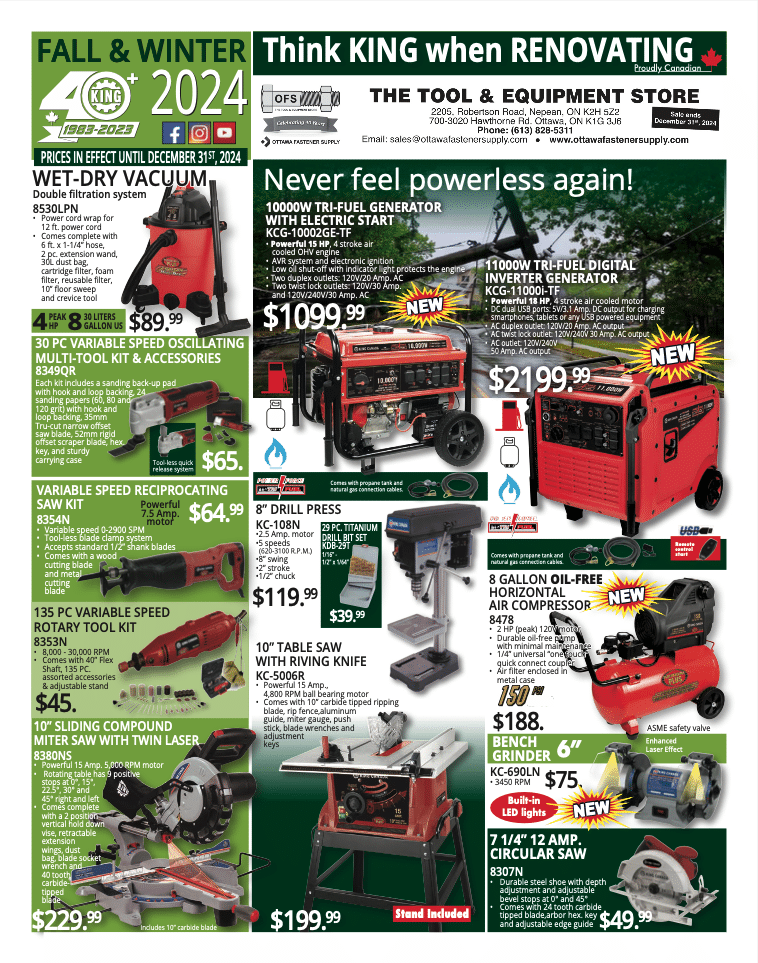 Material Handling & Safety Flyers | Ottawa Fastener Supply