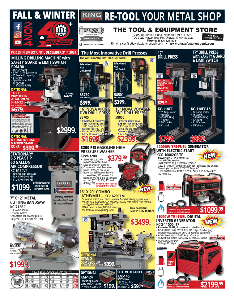 Material Handling & Safety Flyers | Ottawa Fastener Supply